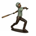 Bronze Baseball Batter Sculpture - Metropolitan Galleries Inc.