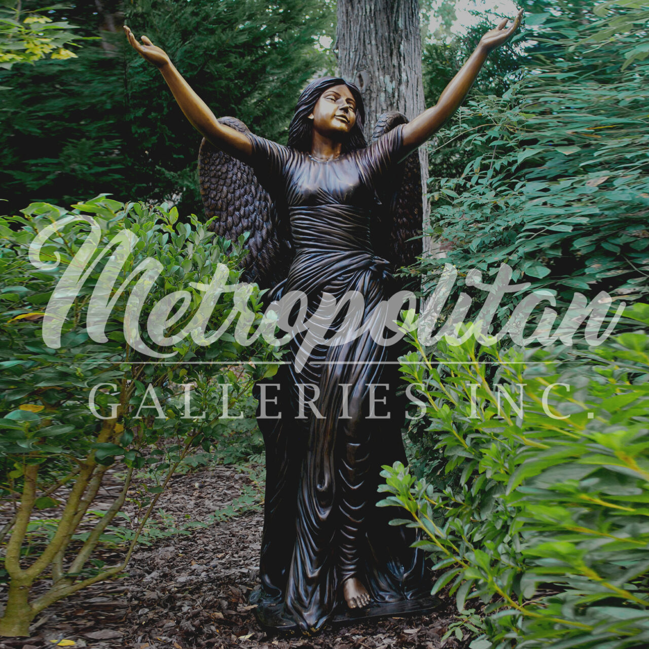 Bronze Gabriel Sculpture - Metropolitan Galleries Inc.