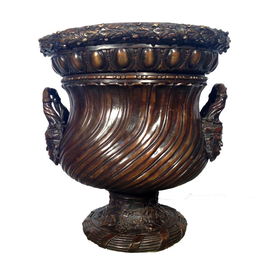 Bronze Zeus Handle Urn - Metropolitan Galleries Inc.