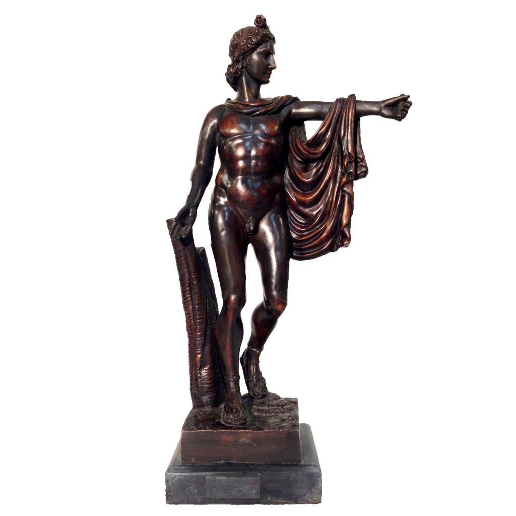 Bronze Apollo Sculpture - Metropolitan Galleries Inc.
