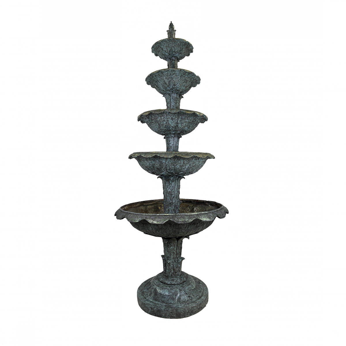 Bronze Three Tier Fountain - Metropolitan Galleries Inc.
