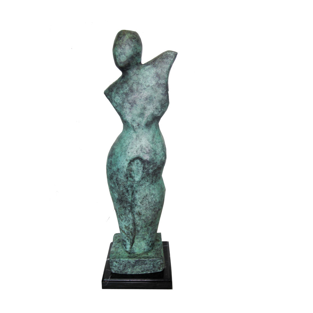 Bronze Abstract 'Pose' Sculpture - Metropolitan Galleries Inc.