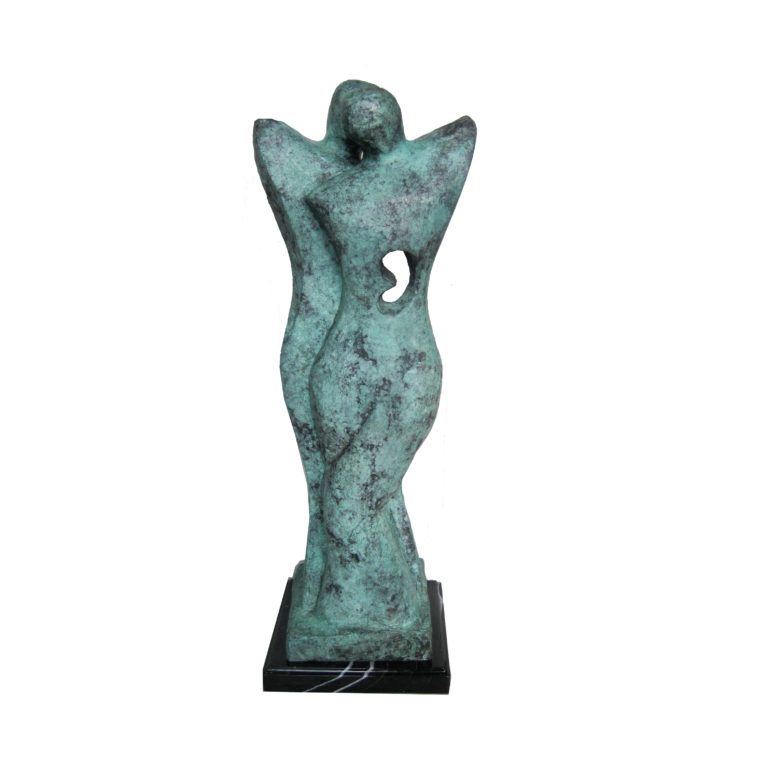 Bronze Abstract 'Couple' Sculpture - Metropolitan Galleries Inc.