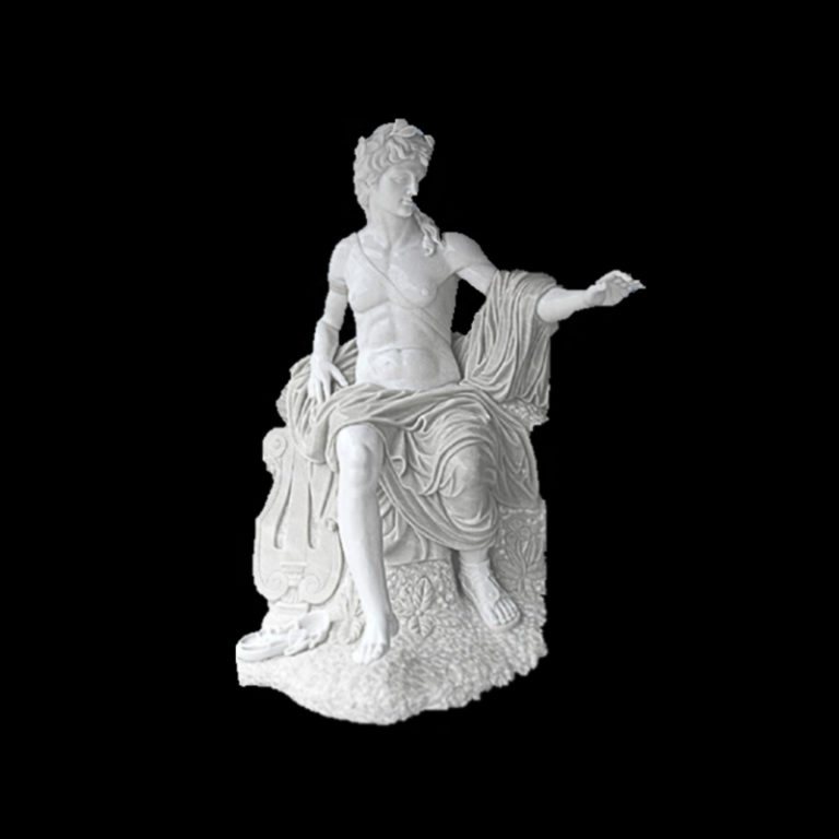 Marble Apollo Sculpture - Metropolitan Galleries Inc.