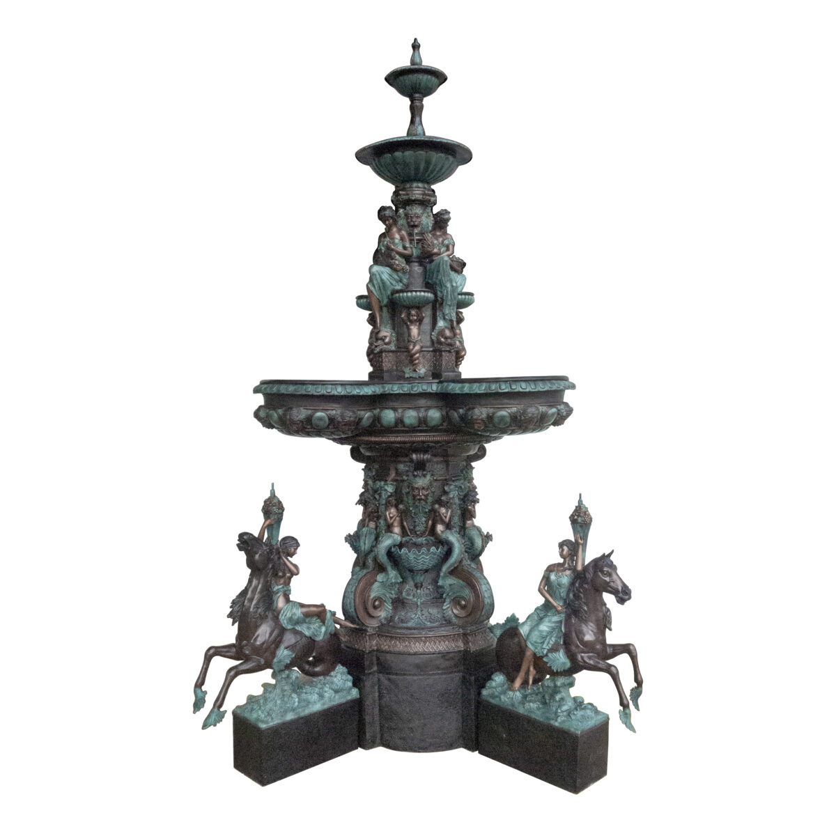 Bronze Fountains & Bronze Tier Fountains - Metropolitan Galleries Inc.