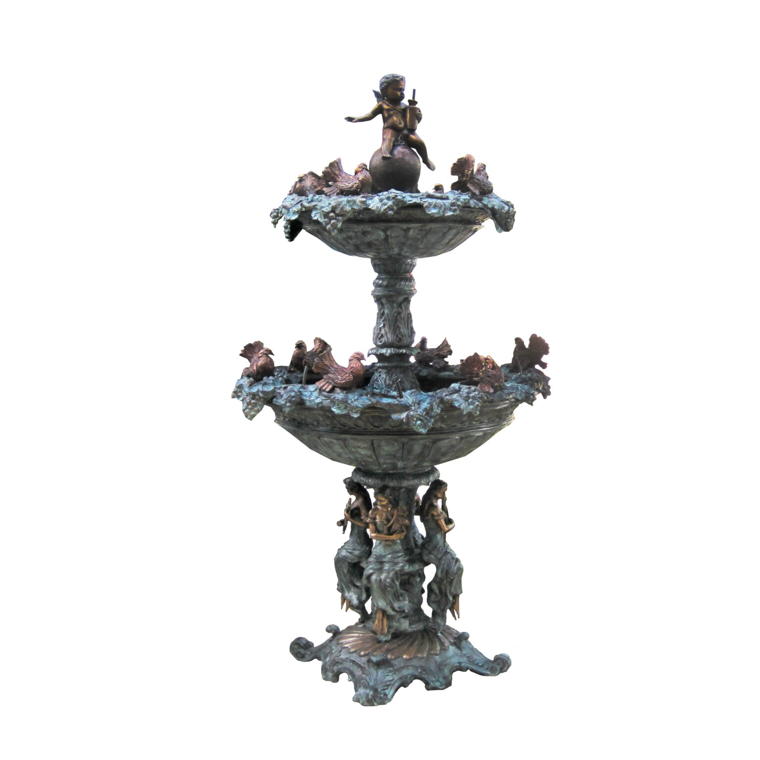 Bronze Tier Fountains, Estate Fountains - Metropolitan Galleries Inc.