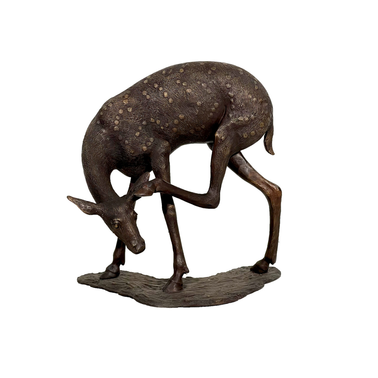 Bronze Deer Family of Three Sculpture Set - Metropolitan Galleries