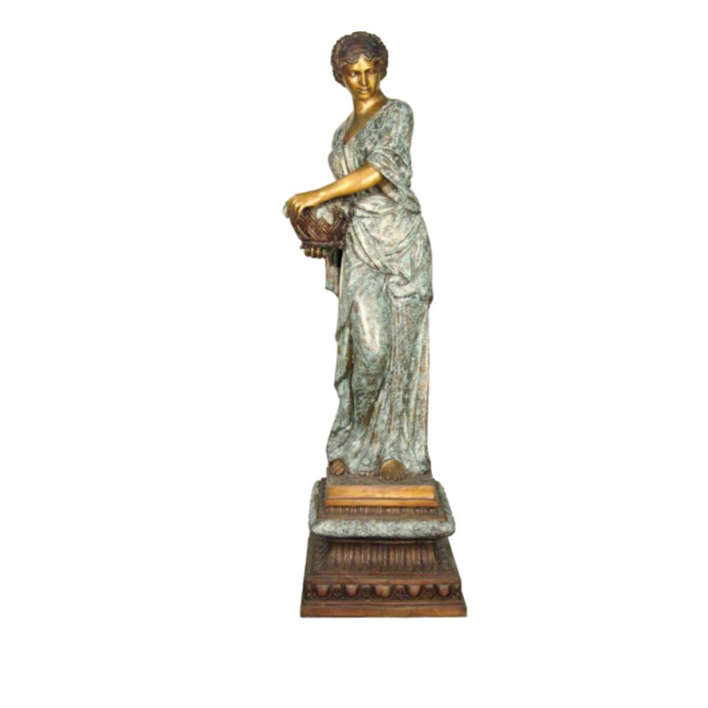 Bronze Lady Four Seasons Sculpture Set - Metropolitan Galleries Inc.